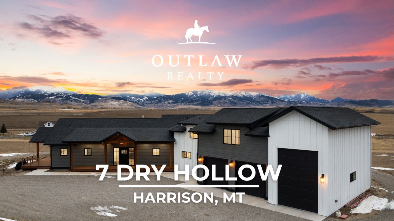 7 Dry Hollow Drive | Harrison, MT | Outlaw Realty - YouTube