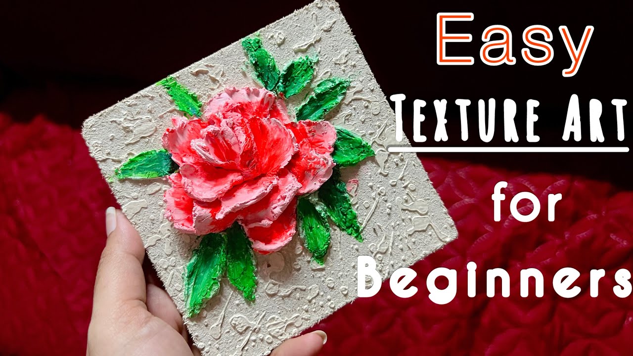 Beautiful Texture Art | Easy Texture Painting for Beginners |Creating ...