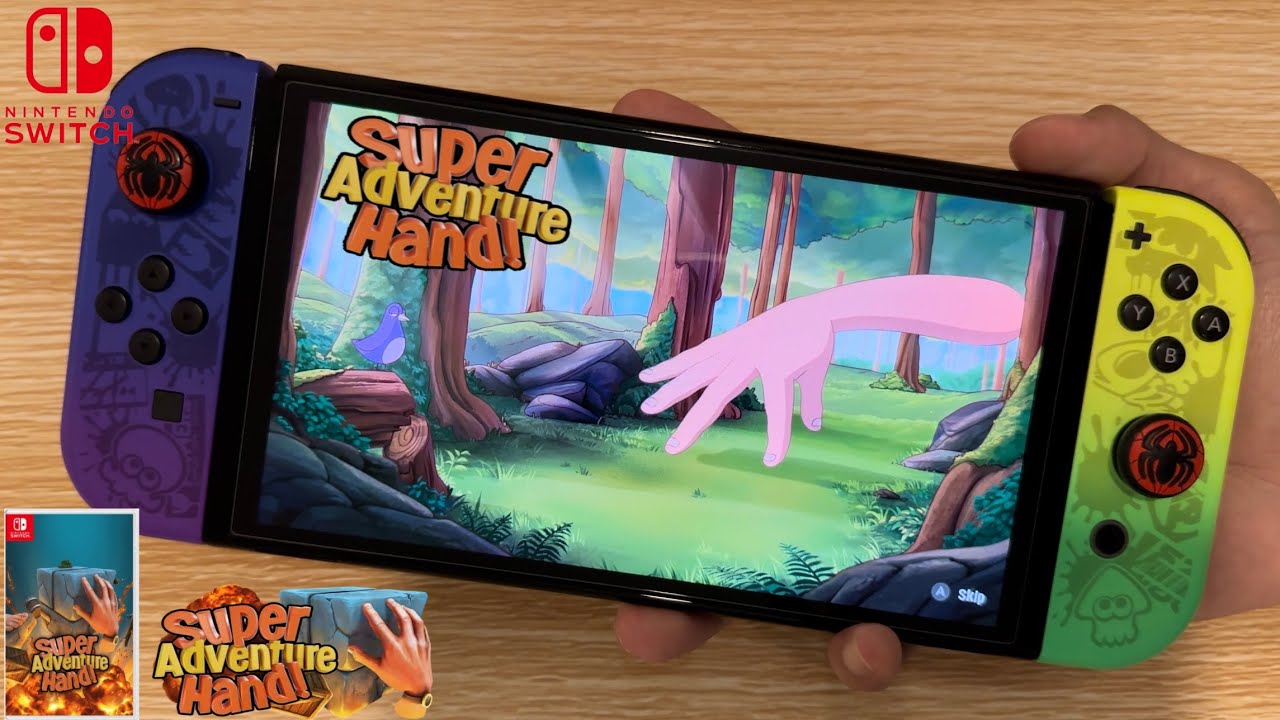 Super Adventure Hand on Nintendo Switch Gameplay | Nintendo Switch Oled ...