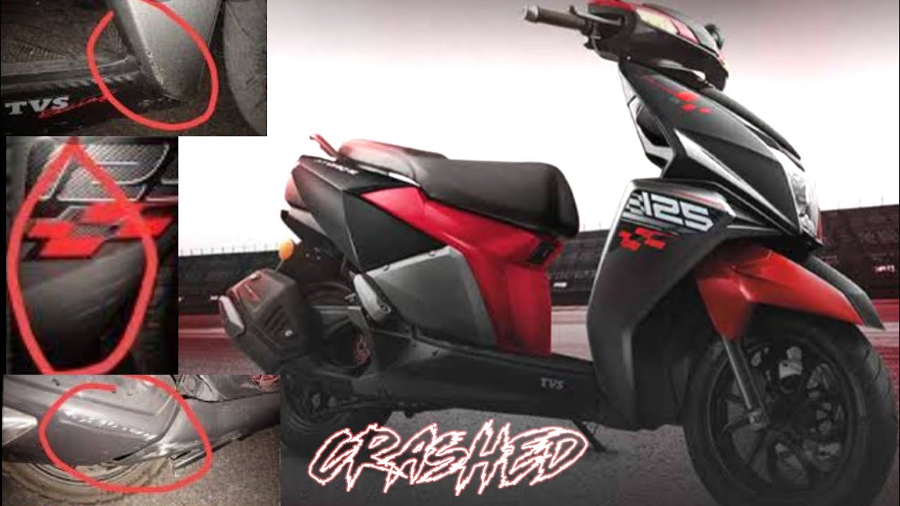 Tvs Ntorq race edition crash | Ntorq | Ntorq125 accident | ntorq 125 ...