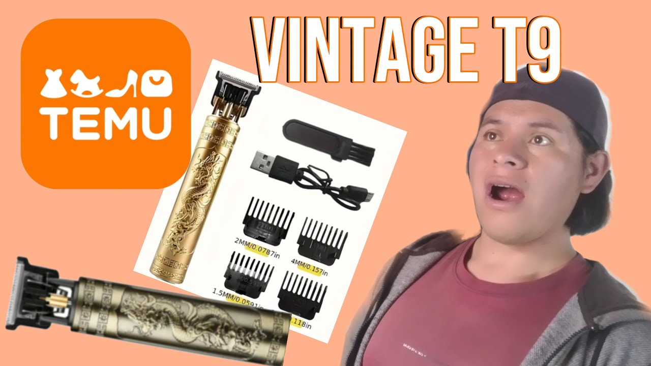 Maquina Rasuradora VINTAGE T9 de Temu - YouTube