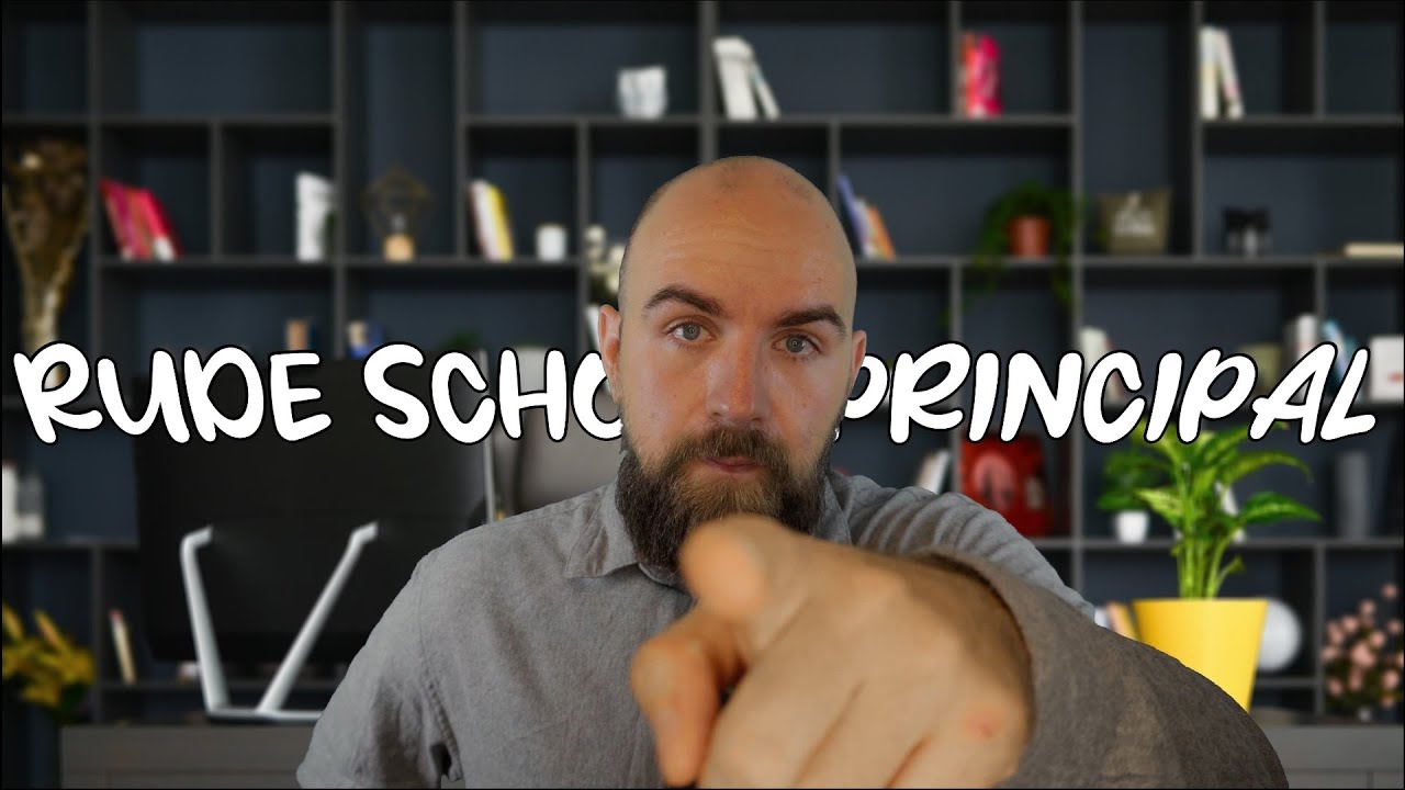 ASMR Rude School Principal Roleplay 📏 Giving You Detention - YouTube