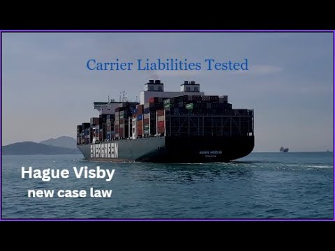 Carriage of Goods By the Sea- NEW CASE LAW 3 - YouTube