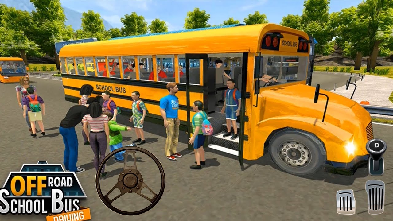 Offroad School Bus Driving Simulator 2020 #1 – Android Gameplay - YouTube
