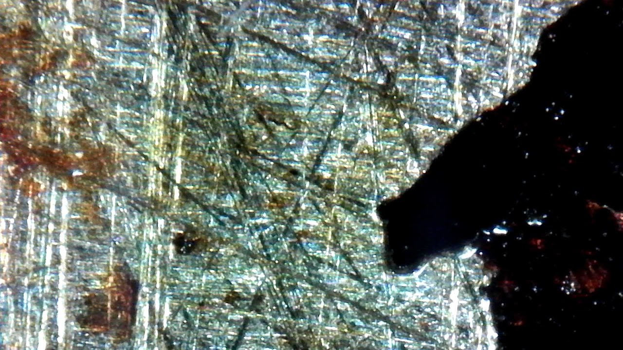 Stainless Steel Pan Under The Microscope - YouTube