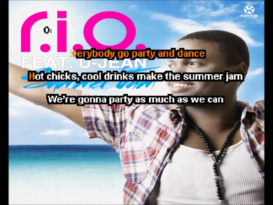Summer Jam - R.I.O. Feat. U-Jean With Karaoke Lyrics - YouTube