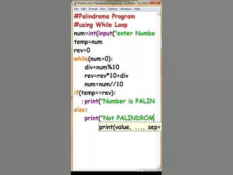 #python🐍 TRICK🎩💫🐇 #PALINDROME!! #shorts#code #program #string #pythonic #coding - YouTube