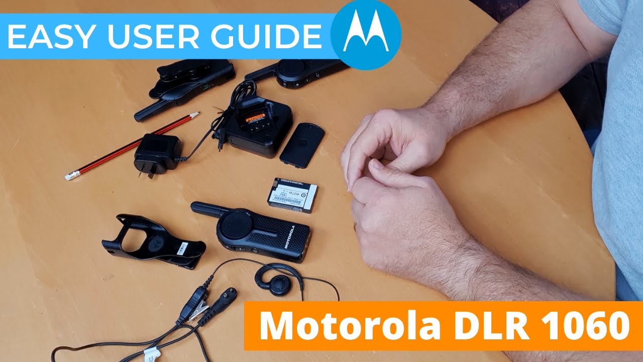 Motorola DLR 1060 : How to Setup and Use - YouTube