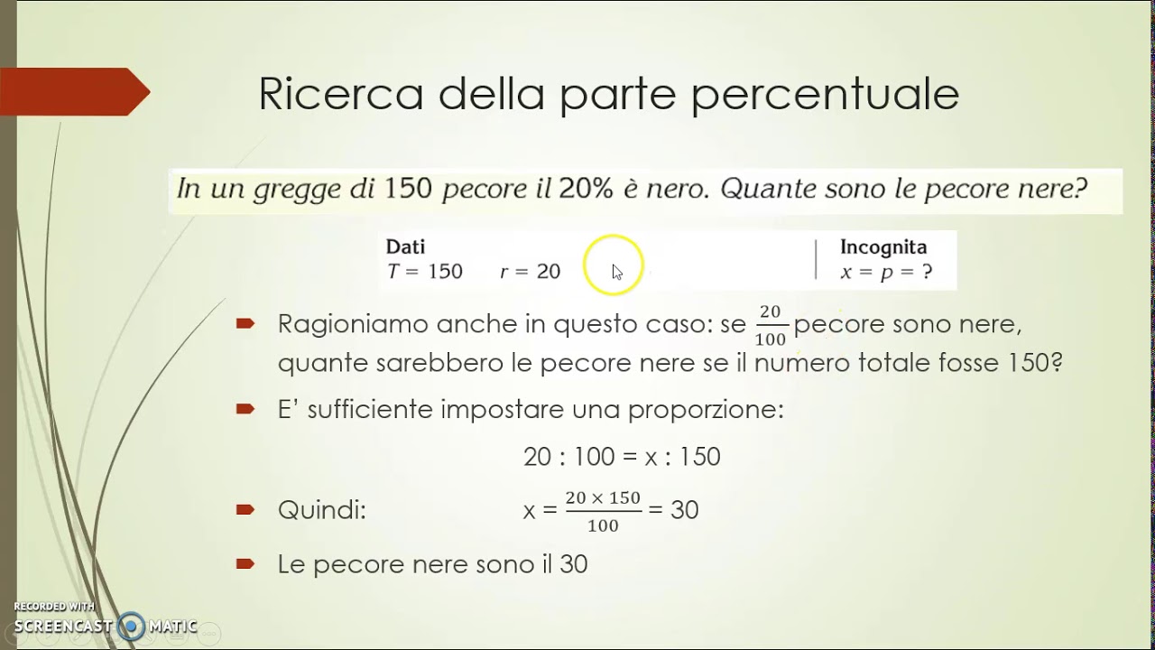 Problemi con le percentuali - YouTube