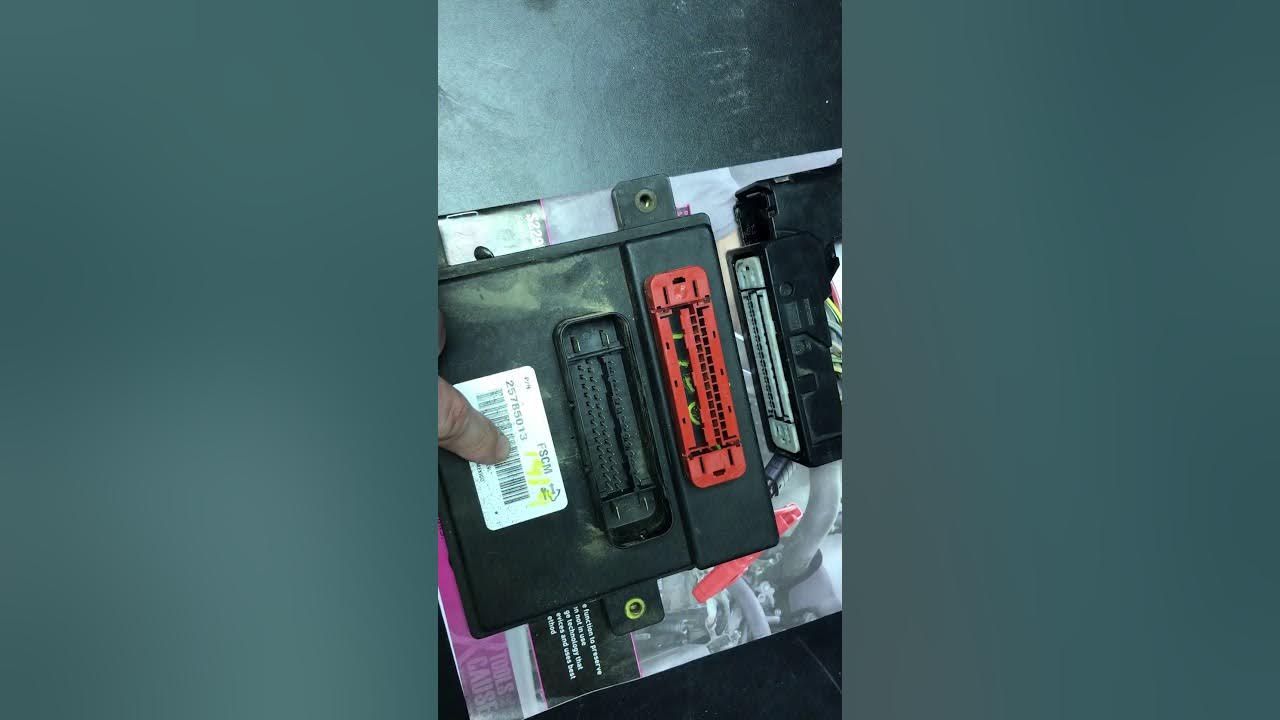 Identifying suspension control module and fuel system control module ...
