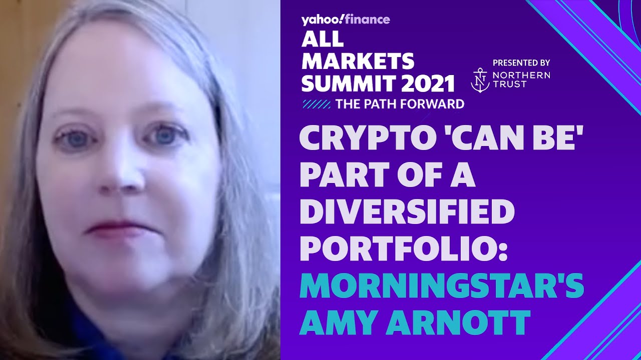 Crypto 'can be' part of a diversified portfolio: Morningstar's Amy ...