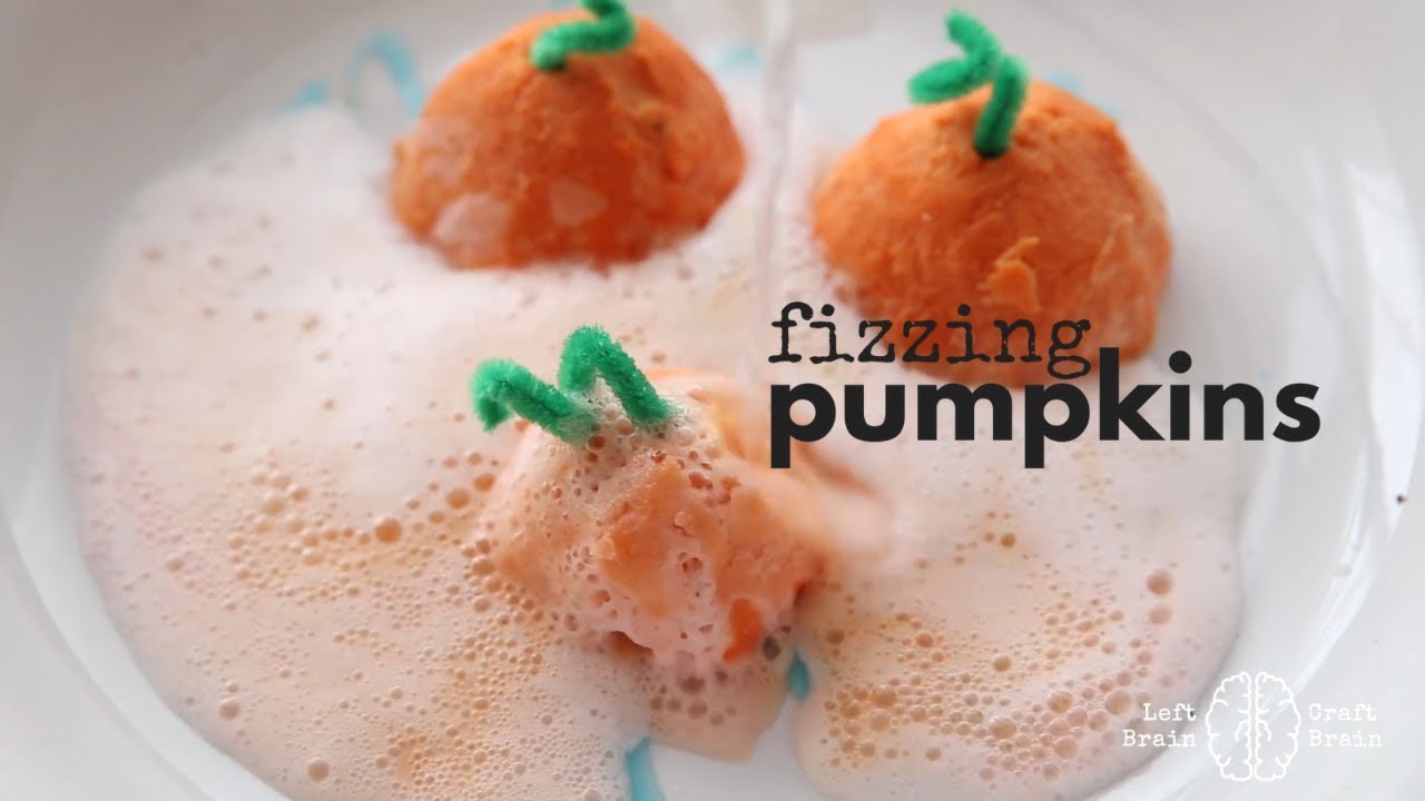 Halloween Fizzing Pumpkin Treasure Rocks - YouTube
