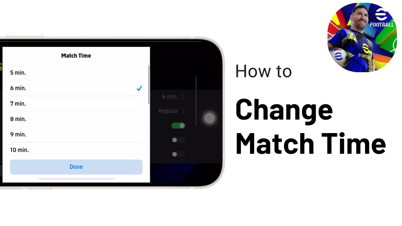 How To Change Match Time In eFootball 2025 Mobile (Quick & Easy!) - YouTube