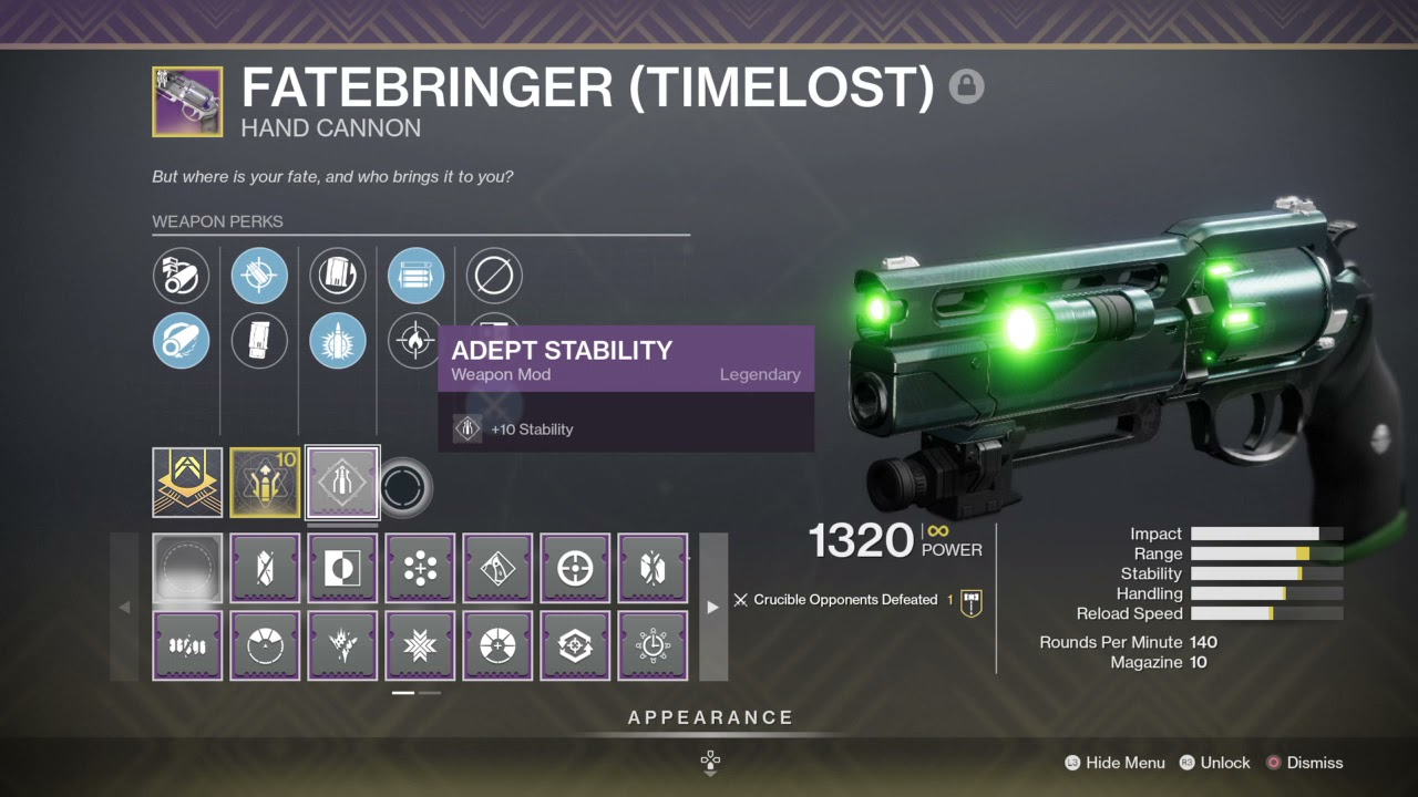 Fatebringer Timelost the 3 or 4 god roles - destiny 2 - YouTube