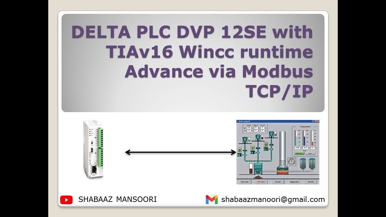 Delta PLC + Siemens SCADA Integration Modbus TCP/IP Communication Setup ...