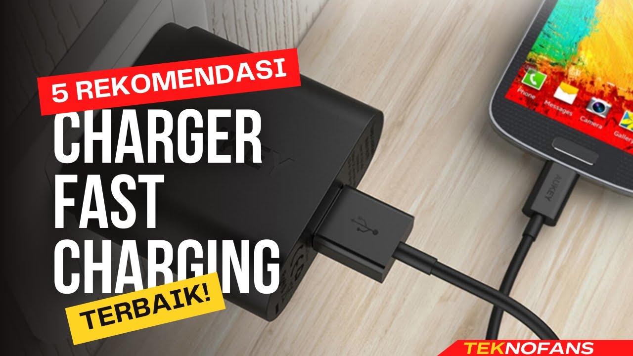 5 REKOMENDASI CHARGER HP FAST CHARGING MURAH TERBAIK! - YouTube