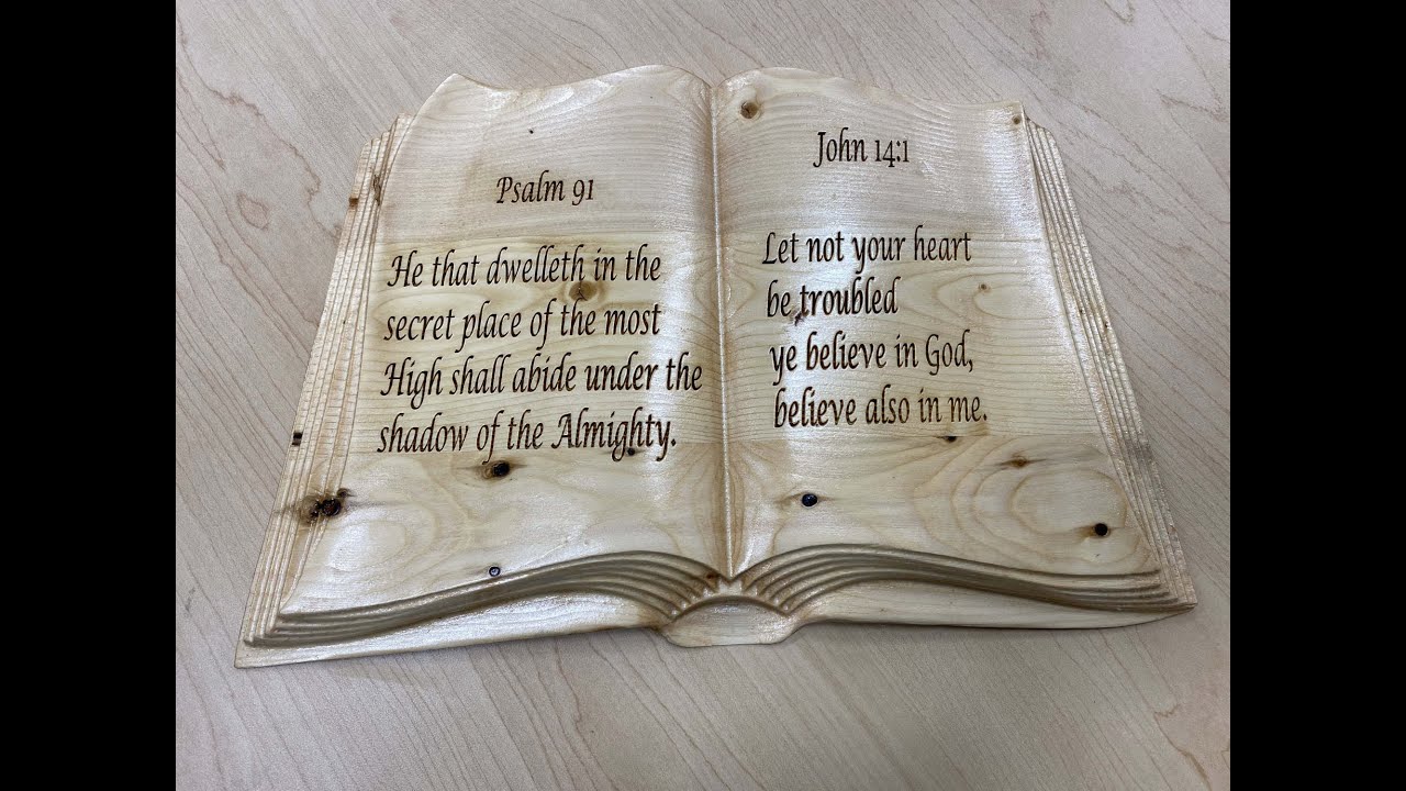 LongMill CNC making the Open Book - YouTube