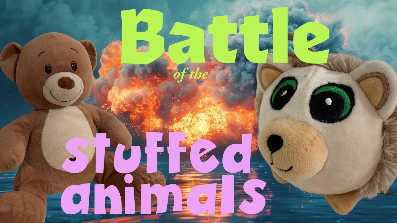 Battle of the stuffed animals - Kampf der Kuscheltiere - YouTube