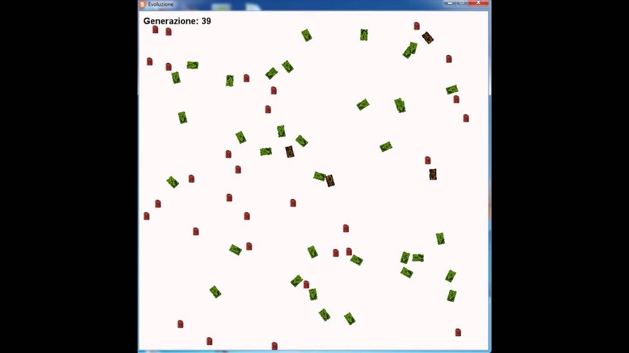 Rete Neurale con Algoritmo Genetico - YouTube