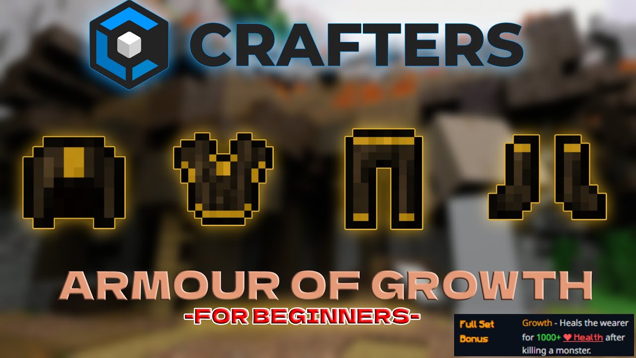 armor of growth in craftersmc || best armour for beginners in ...