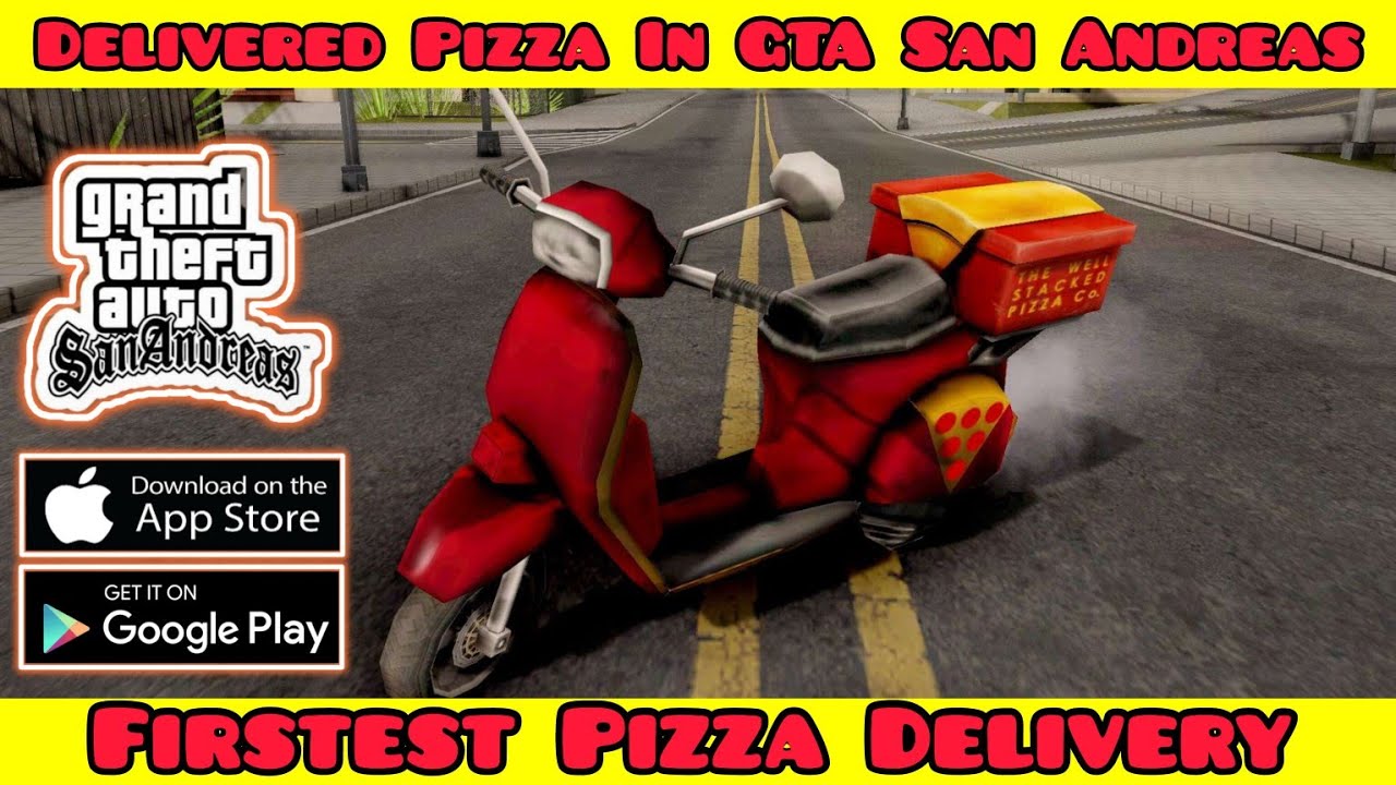 How to Deliver Pizza in GTA San Andreas | World Firstest Pizza Delivery ...