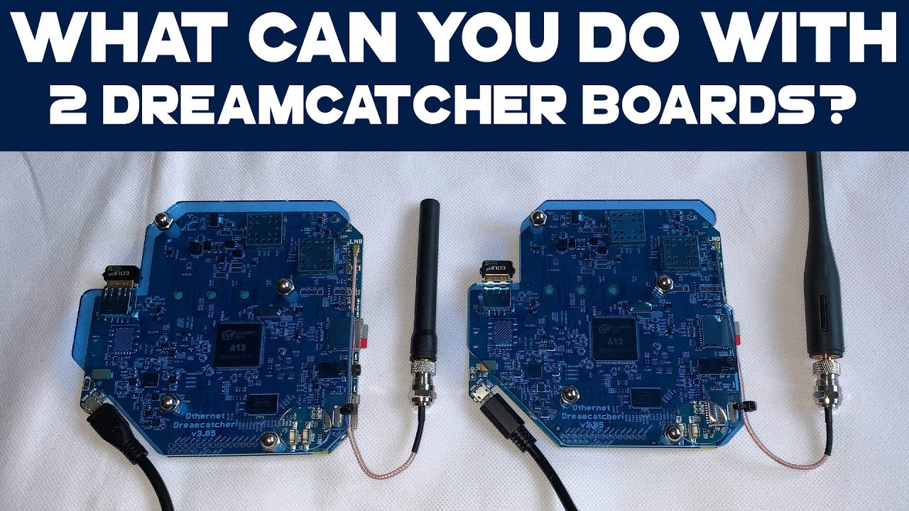 What can you do with two Othernet Dreamcatcher Boards? - YouTube