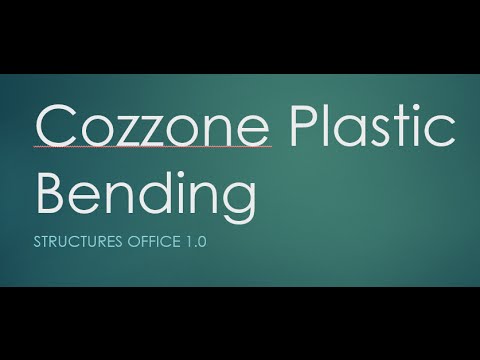 Cozzone's Method for Plastic Bending Analysis - YouTube