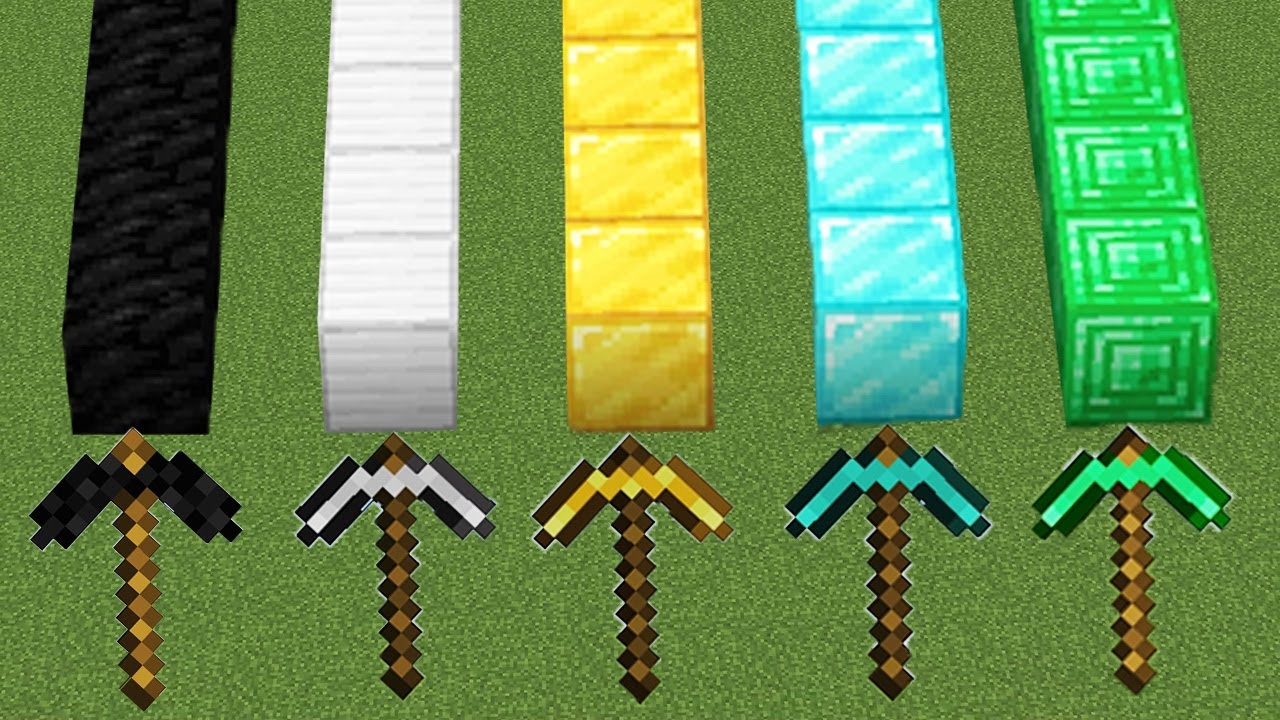 Which Block WIll Break Faster ? - Minecraft Compilation - YouTube