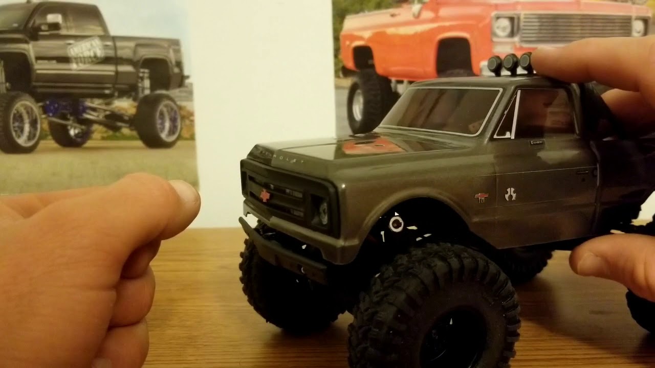Scx24 C10 lift using stock springs & light induction using magnets ...