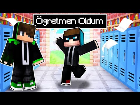 KAAN VE EFE OKULDA ÖĞRETMEN OLDU! -Minecraft