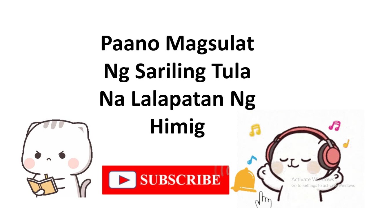 Paano Magsulat Ng Sariling Tula Na Lalapatan ng Himig - YouTube