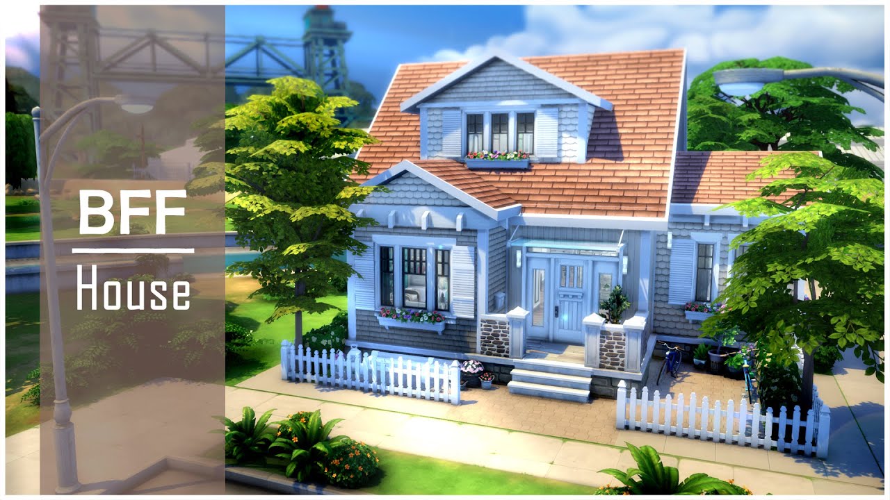 BFF Residents House || The Sims 4 Speed Build || NoCC - YouTube