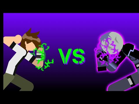 BEN10 CLASSIC VS BENZARRO (STICK NODES)