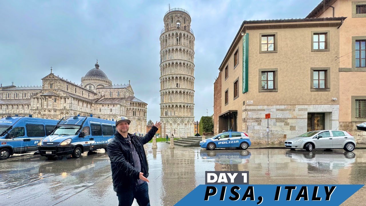 Climbing up the Leaning Tower! Rome to Pisa Italy via TrenItalia | Part ...