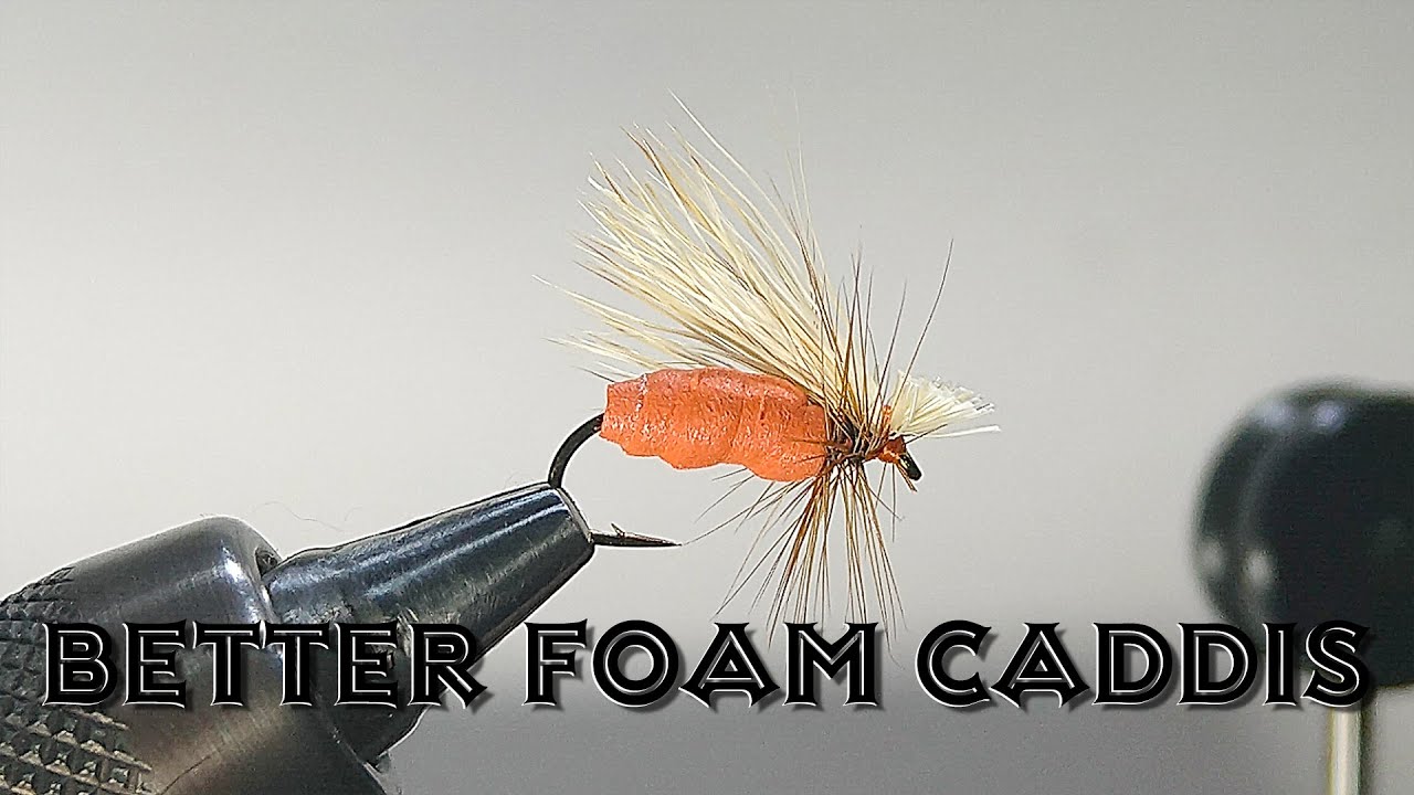 Better foam Caddis Kingrey - Fly Tying Tutorial - YouTube
