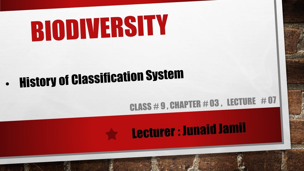 Class 9 Biology Chapter 3 History of Classification System - YouTube