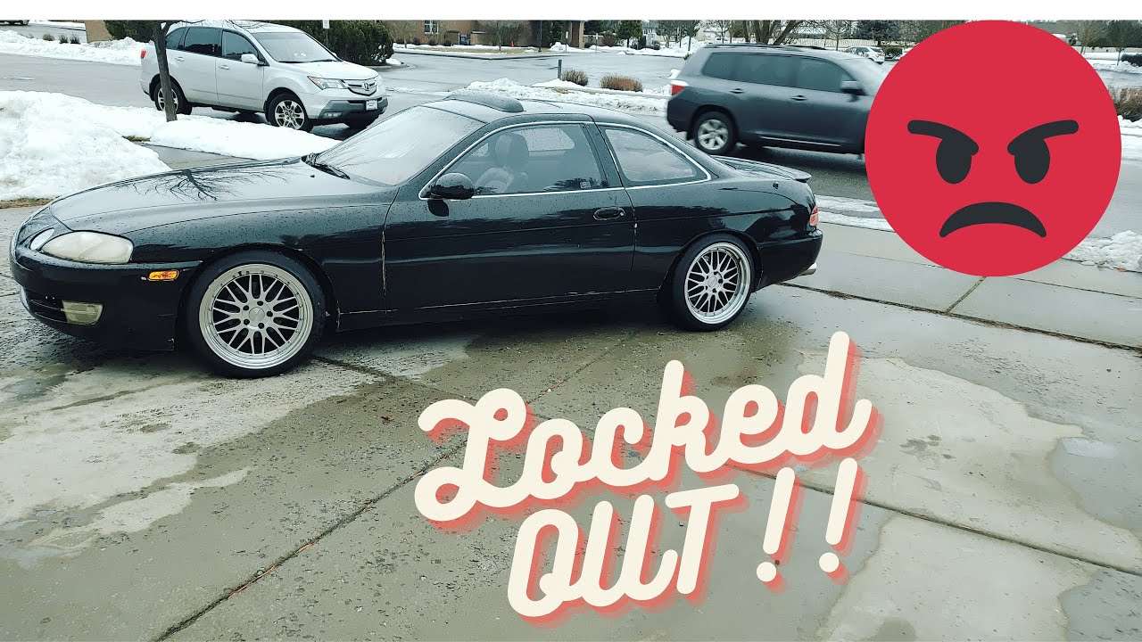 Sc300 Trunk lock fix how to get in - YouTube