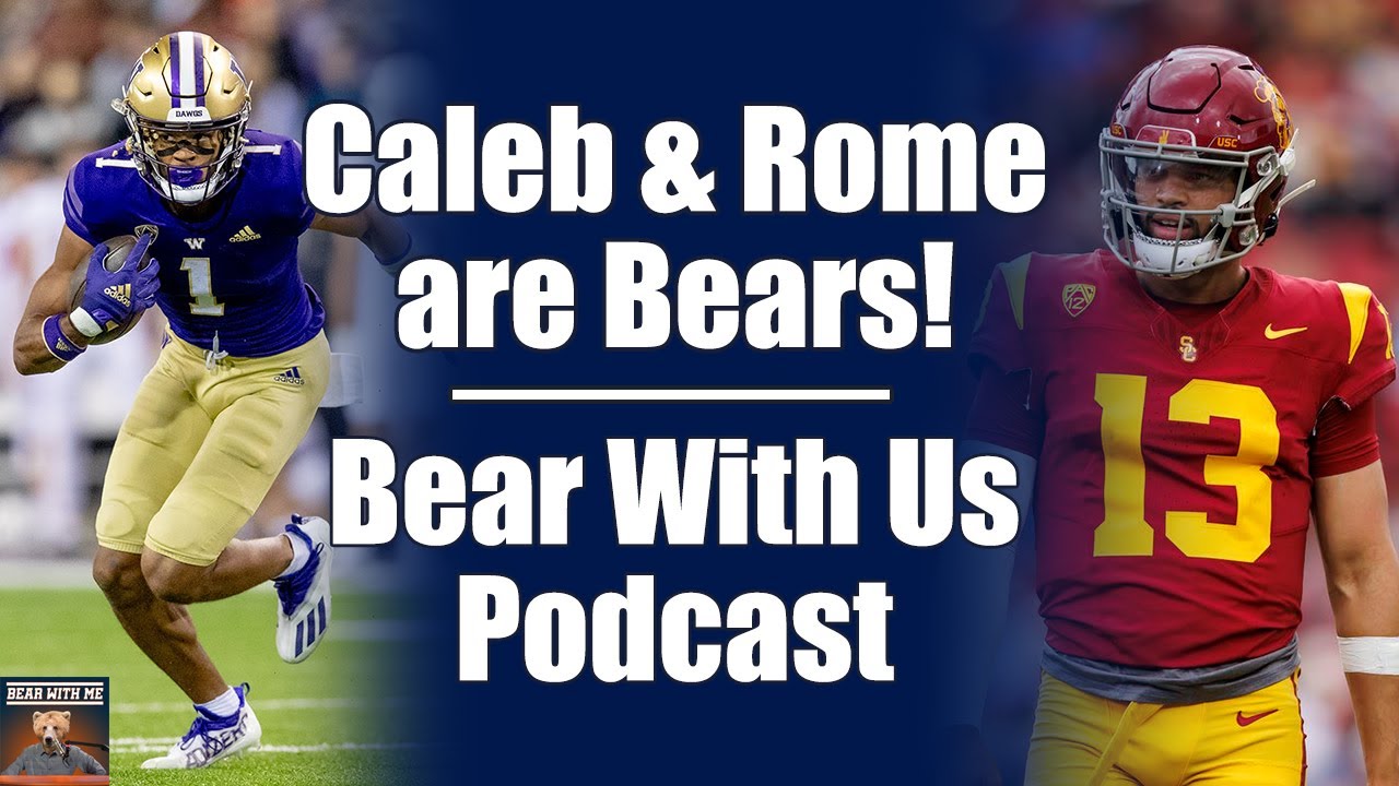 Instant Reaction: Caleb Williams & Rome Odunze are Bears! | Bear With ...