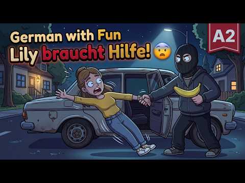 Lily Needs Help! 😨| Learn German with a Funny Family Story!