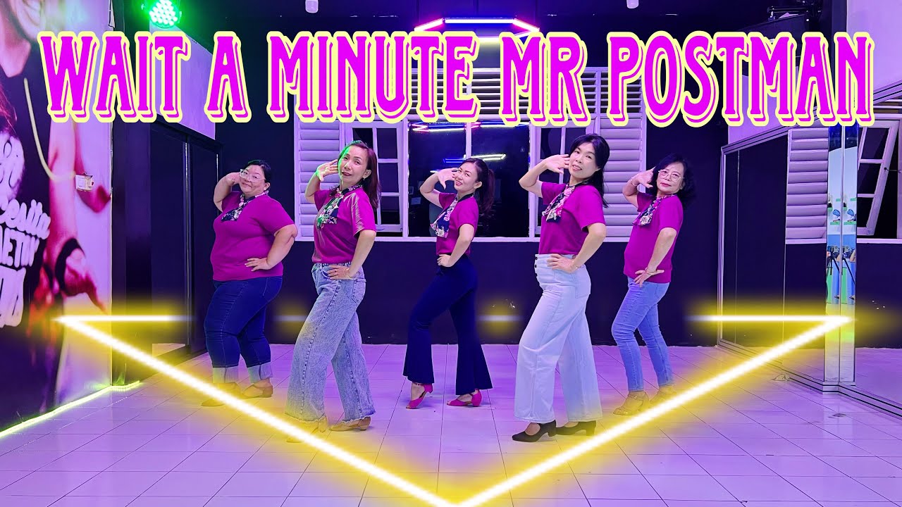 WAIT A MINUTE MR POSTMAN-Line Dance| Choreo:Alison Johnstone|Demo by ...