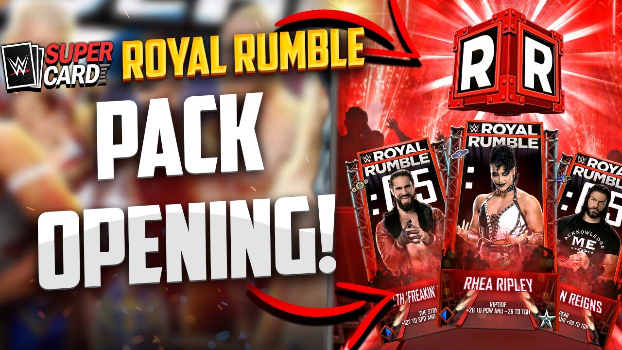 Is this one of the best Royal Rumble pack openings?! WWE SuperCard ...