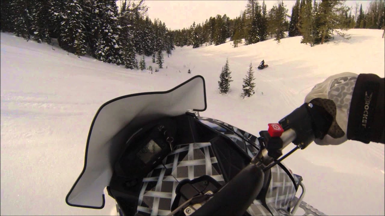 Snowmobiling Montana, Yellowstone Big Sky Trail - YouTube