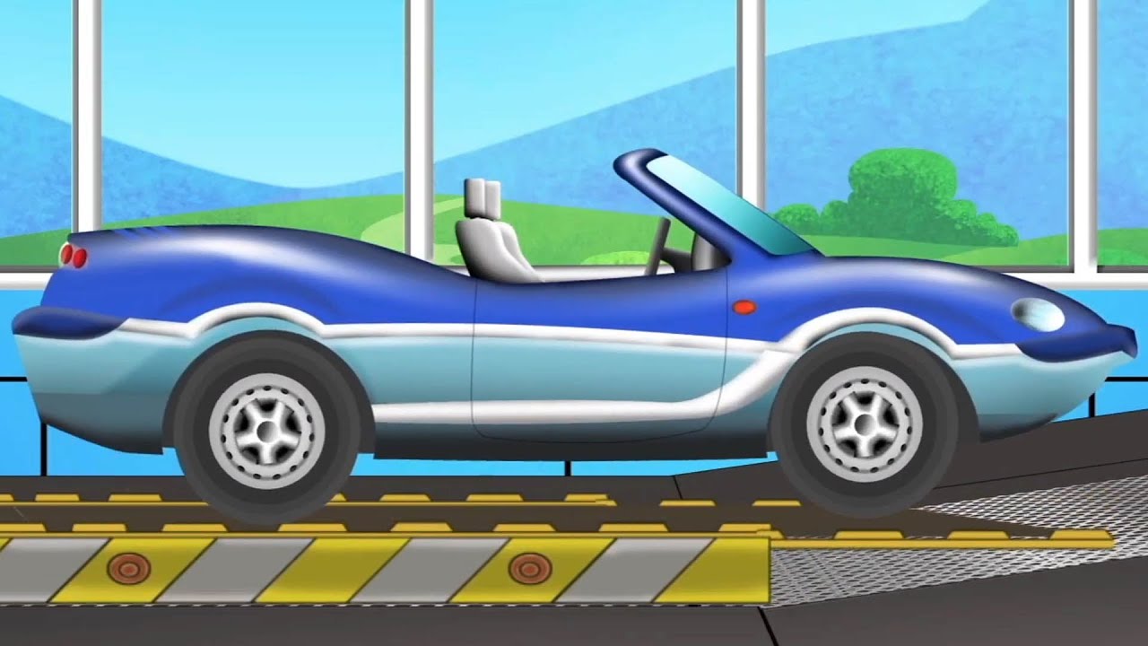 Gibbs Aquada Amphibious Car, Cartoon Video For Children - YouTube