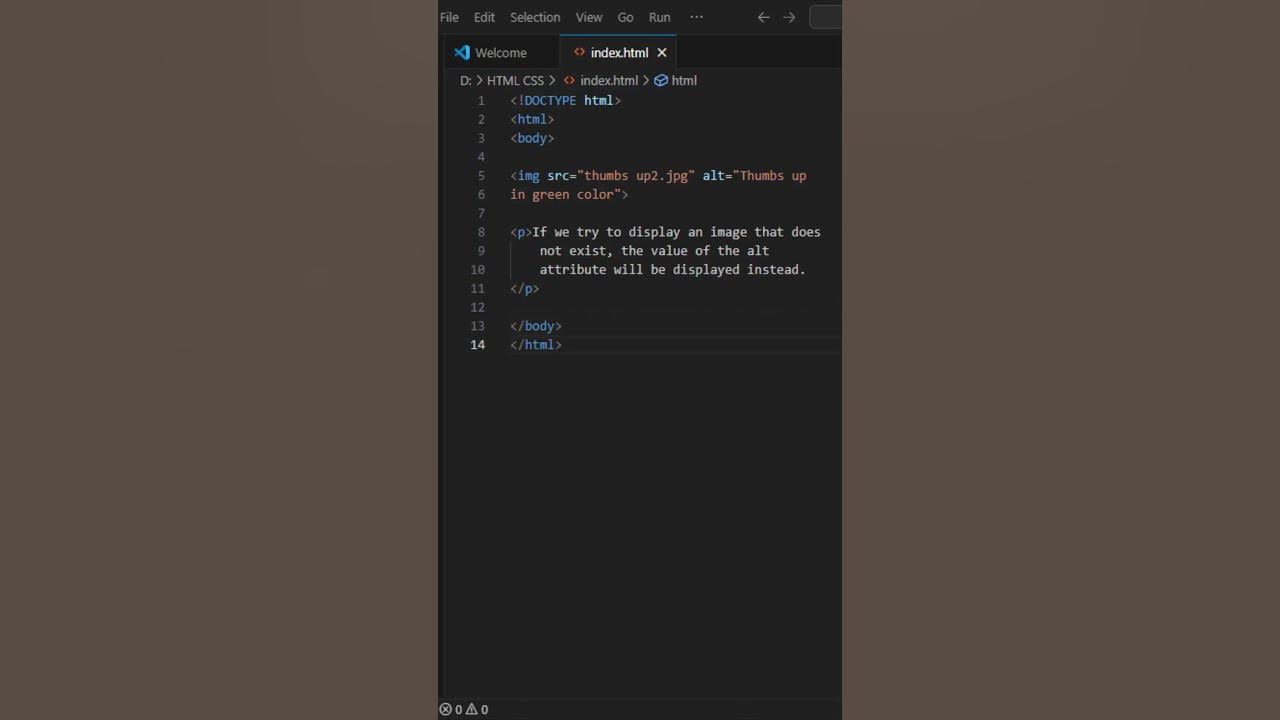 Html code for alt attribute for an image ##html #coding #webdevelopment ...