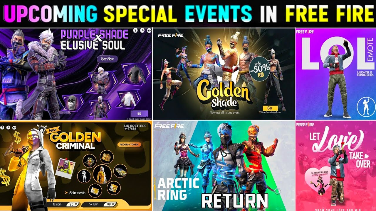 PURPLE SHADE BUNDLE FREE FIRE RETURN 😍🥳| GOLDEN SHADE RETURN | BUNNY ...