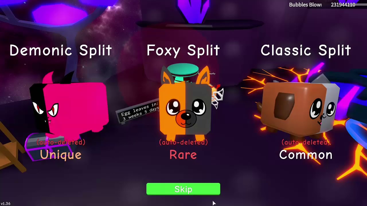 BGS: Hatching Dice Split on cam - YouTube