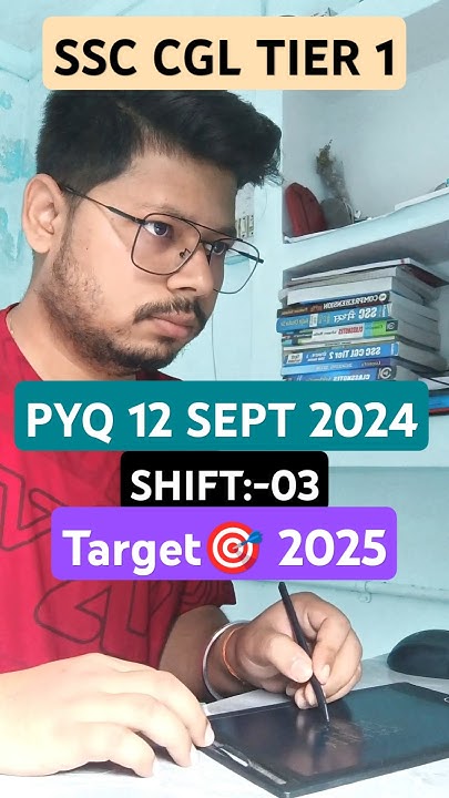 PYQ 12 SEPT 2024 SHIFT 3📚SSC CGL TIER 1 #ssc #shorts #ssccgl #motivation - YouTube