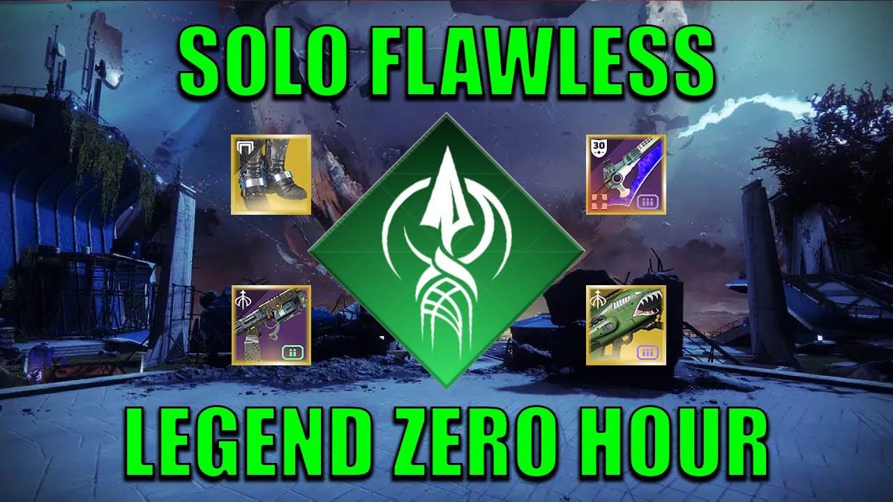 Solo Flawless LEGEND Zero Hour - Strand Hunter [Destiny 2] - YouTube