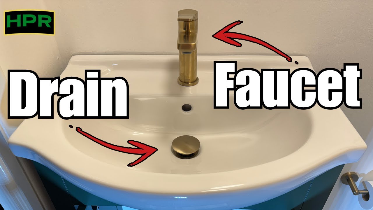 The Best Faucet & Drain I've Ever Installed - YouTube