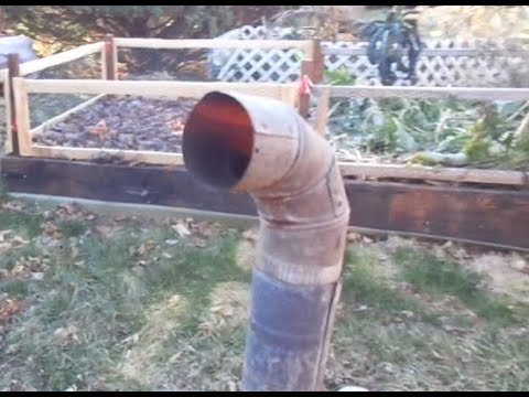 Small TLUD build for making Biochar - YouTube